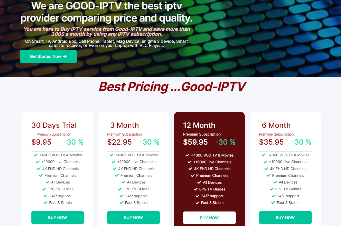 Good IPTV Review: How to Watch on Android, iOS, and MAG Device - IPTVPlayers